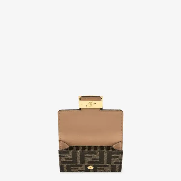 Fendi Baguette Micro Trifold - Brown