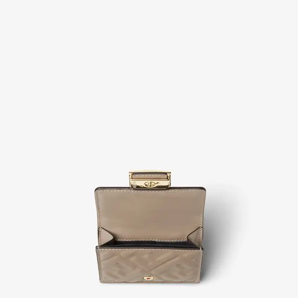 Fendi Baguette Micro Trifold - Grey
