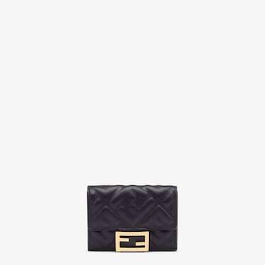 Fendi Baguette Micro Trifold - Black