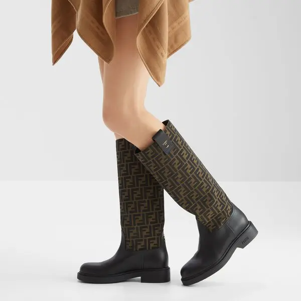 Fendi Filo Boots - Brown