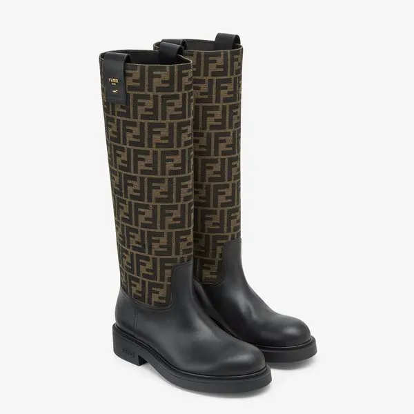Fendi Filo Boots - Brown