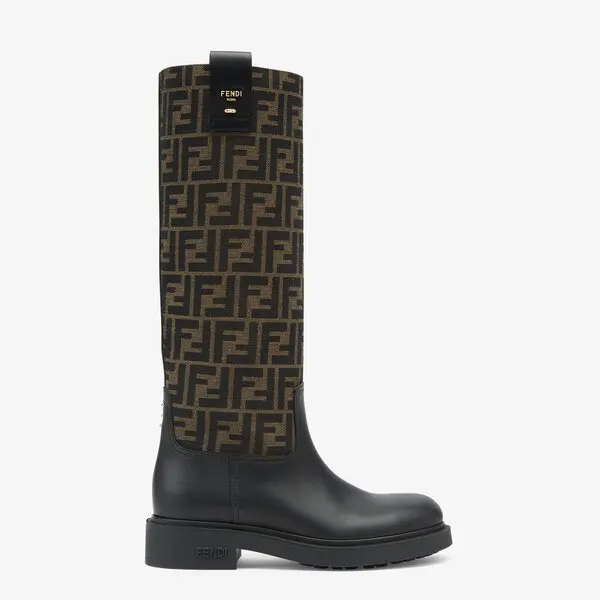 Fendi Filo Boots - Brown