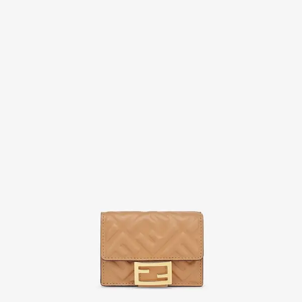 Fendi Baguette Micro Trifold - Beige