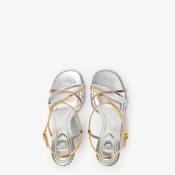 Fendi Ffold Sandals - Multicolour
