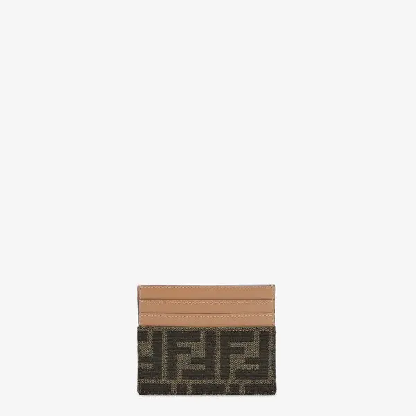 Fendi Baguette Card Case - Brown