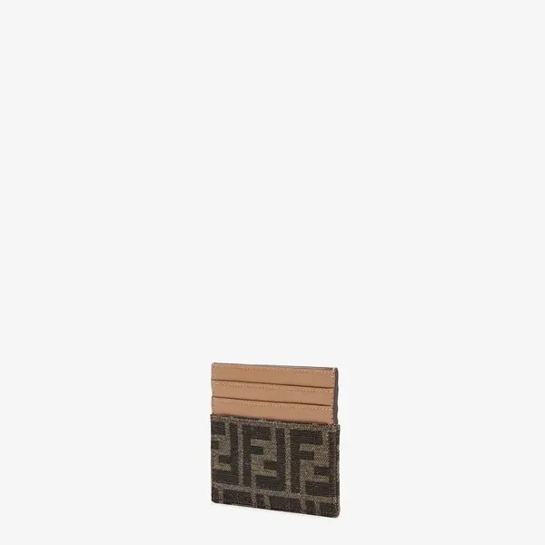 Fendi Baguette Card Case - Brown