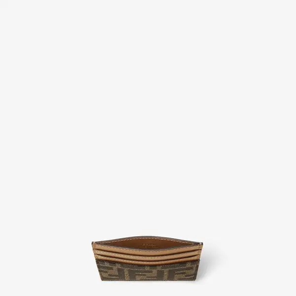 Fendi Baguette Card Case - Brown