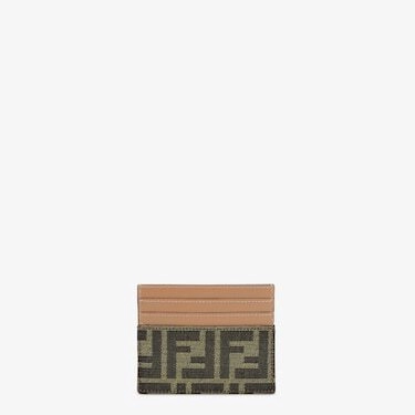 Fendi Baguette Card Case - Brown