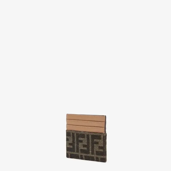 Fendi Baguette Card Case - Brown