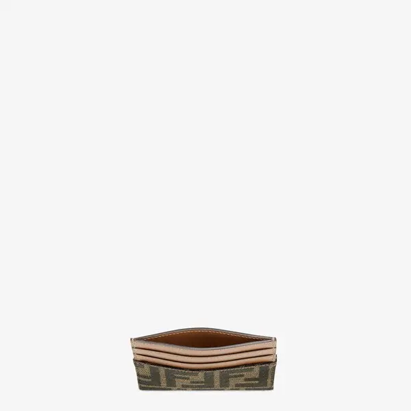 Fendi Baguette Card Case - Brown