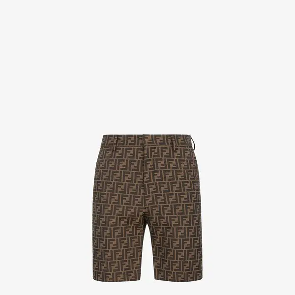 Fendi Bermuda Trousers - Brown