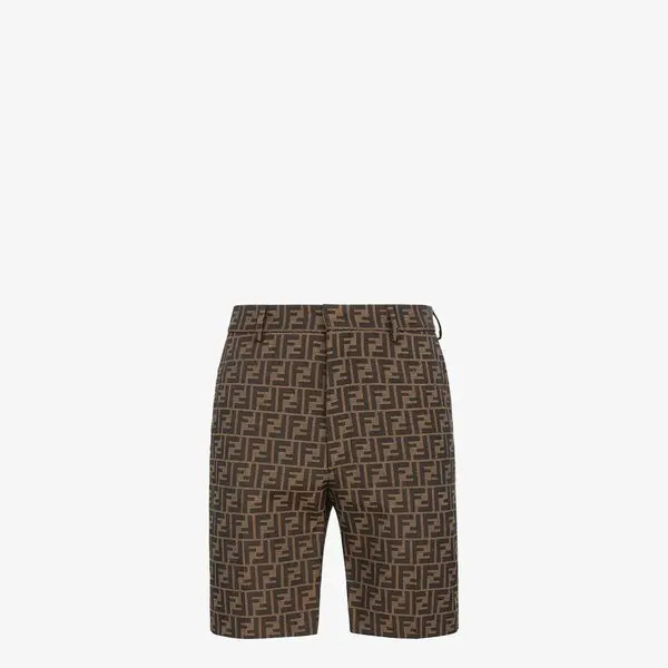 Fendi Bermuda Trousers - Brown