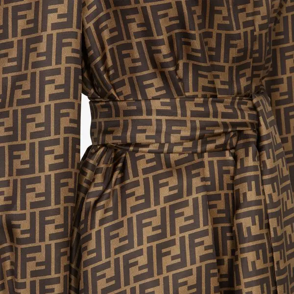 Fendi Ff Motif Twill Shirtdress
