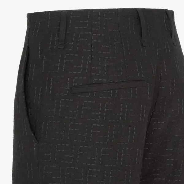 Fendi Tailored Linen Trousers