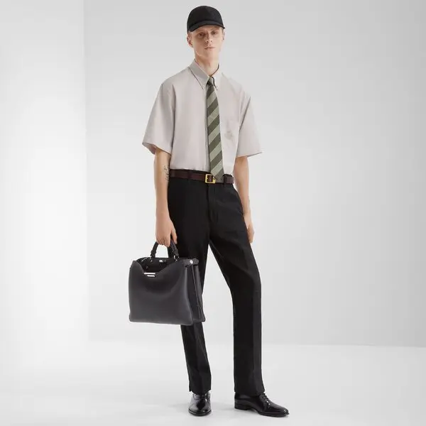 Fendi Tailored Linen Trousers
