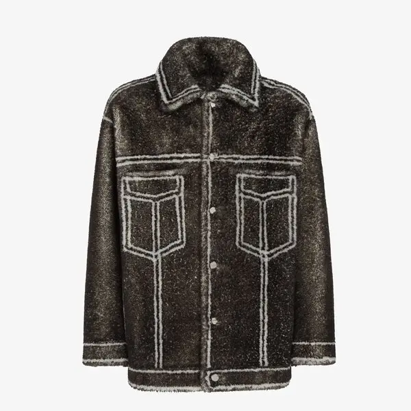 Fendi Shearling Blouson - Black
