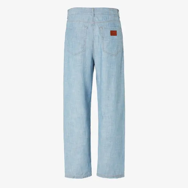 Fendi Straight Leg Jeans - Light Blue