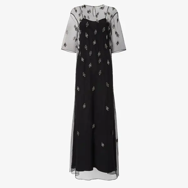 Fendi Long Tulle Dress