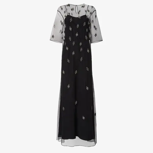 Fendi Long Tulle Dress