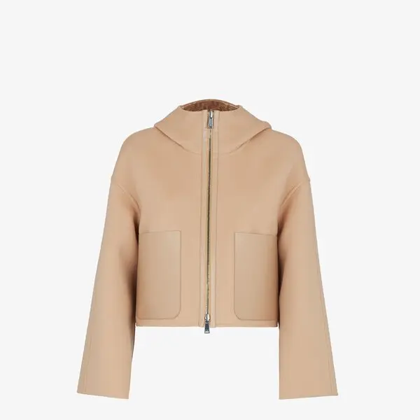 Fendi Reversible Cropped Jacket - Beige