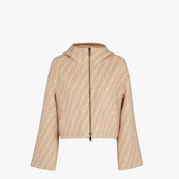 Fendi Reversible Cropped Jacket - Beige