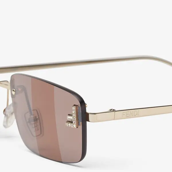 Fendi First Crystal Sunglasses - Brown