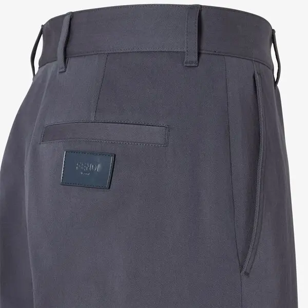 Fendi Cigarette Trousers - Blue