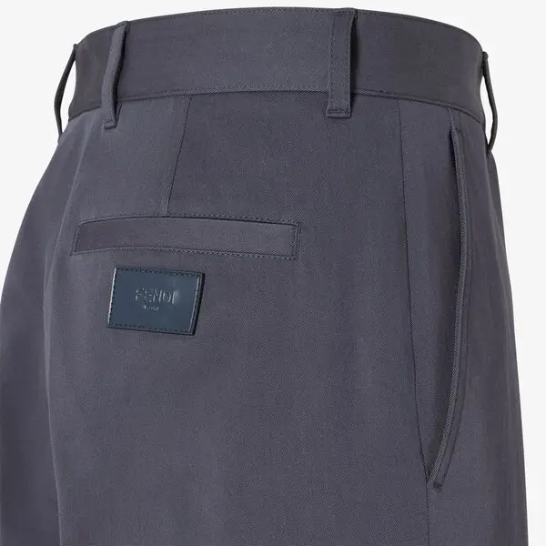 Fendi Cigarette Trousers - Blue