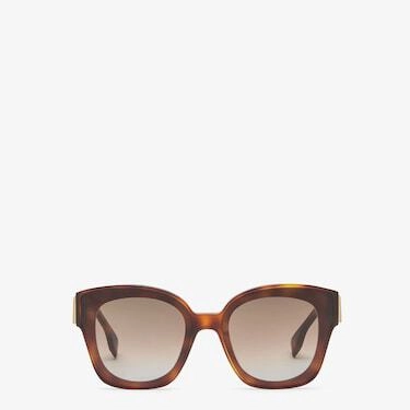 Fendi First Square Eyeglasses - Brown
