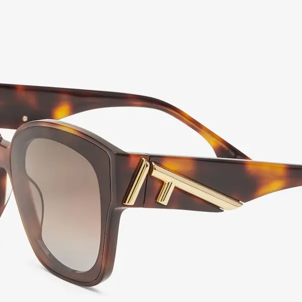 Fendi First Square Eyeglasses - Brown