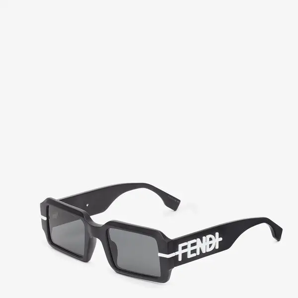 Fendi Rectangular Sunglasses - Black