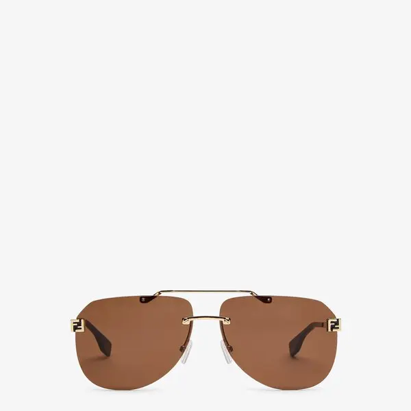 Fendi Sky Aviator Sunglasses - Brown