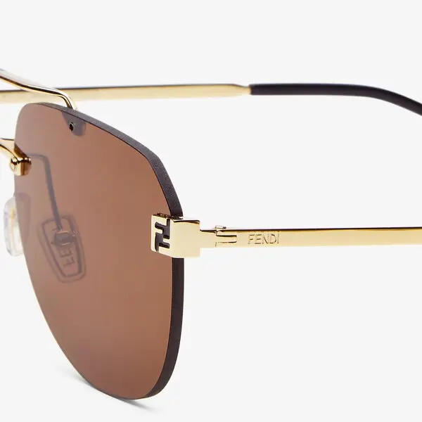 Fendi Sky Aviator Sunglasses - Brown