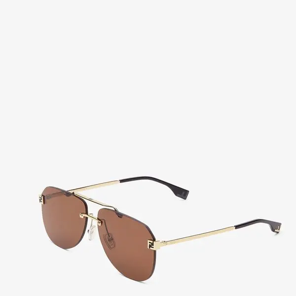 Fendi Sky Aviator Sunglasses - Brown