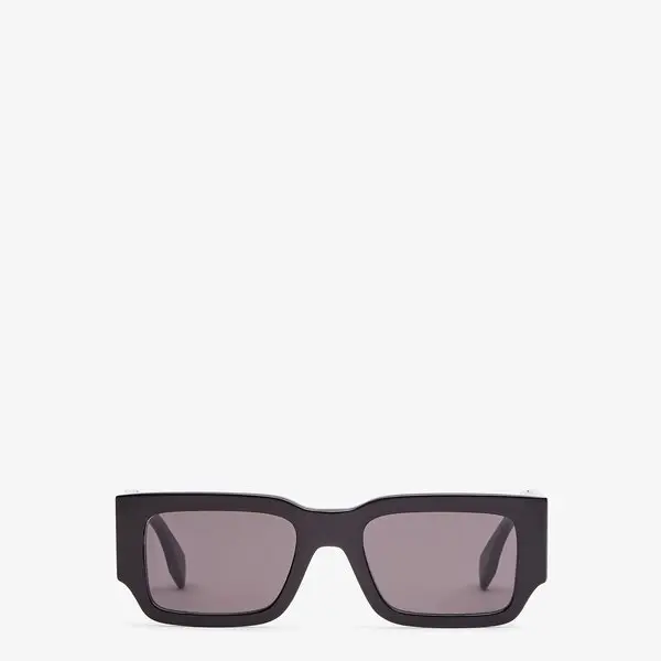 Fendi Diagonal Rectangle Sunglasses - Black