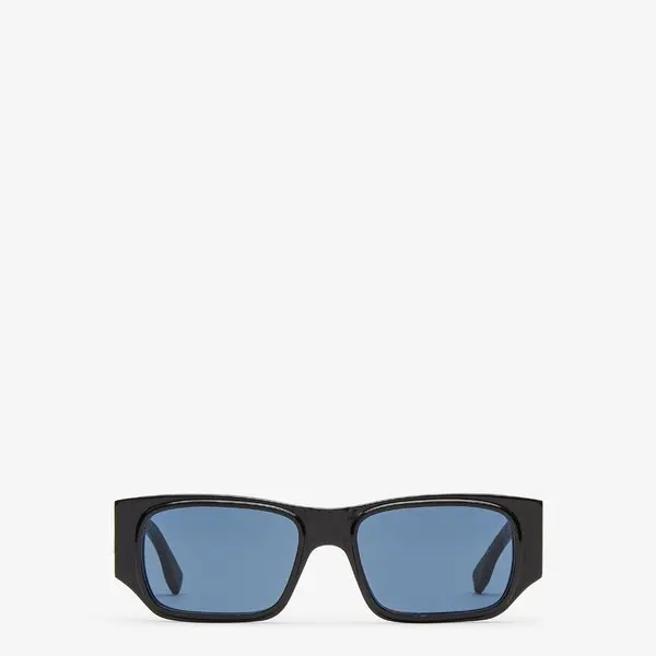 Fendi Squared Ff Sunglasses - Black