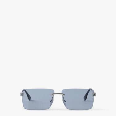 Fendi Rectangle Sky Sunglasses - Light Blue