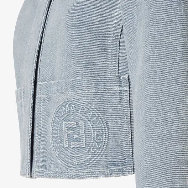 Fendi Denim Crop Jacket