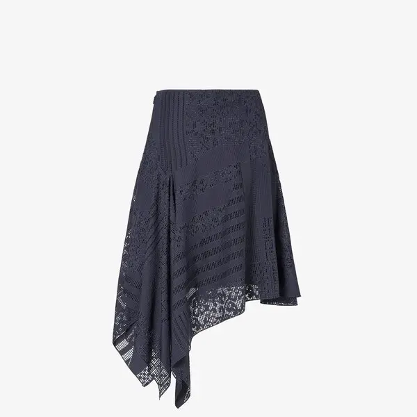Fendi Flared Midi Skirt