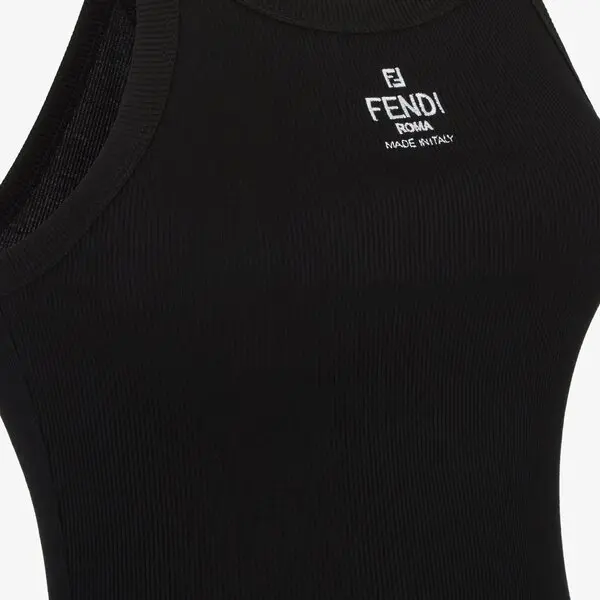 Fendi Sleeveless Top - Black