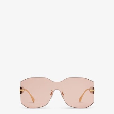 Fendi Fendigraphy Rectangular Sunglasses - Pink