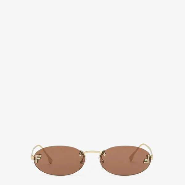 Fendi First Crystal Sunglasses - Brown
