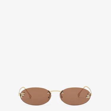 Fendi First Crystal Sunglasses - Brown