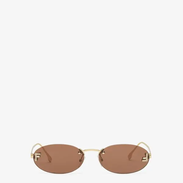 Fendi First Crystal Sunglasses - Brown
