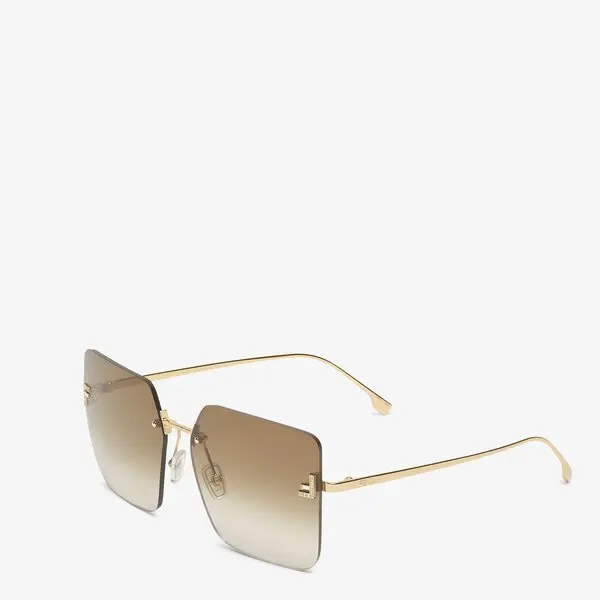 Fendi First Crystal Sunglasses - Brown