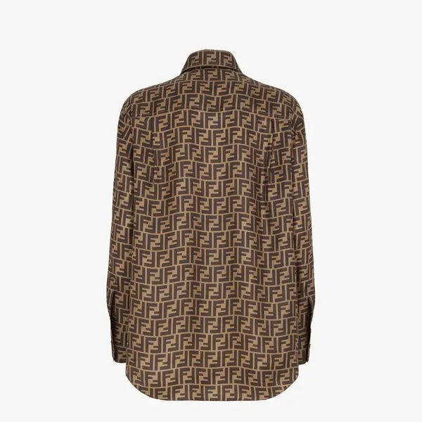 Fendi Oversized Ff Motif Shirt