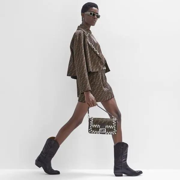 Fendi Oversized Ff Motif Shirt