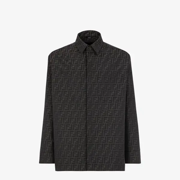 Fendi Jacquard Ff Motif Canvas Blouson