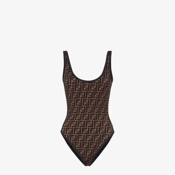 Fendi Reversible Swimsuit - Brown