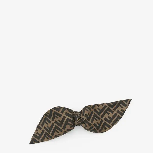 Fendi Ff Motif Hair Clip - Brown